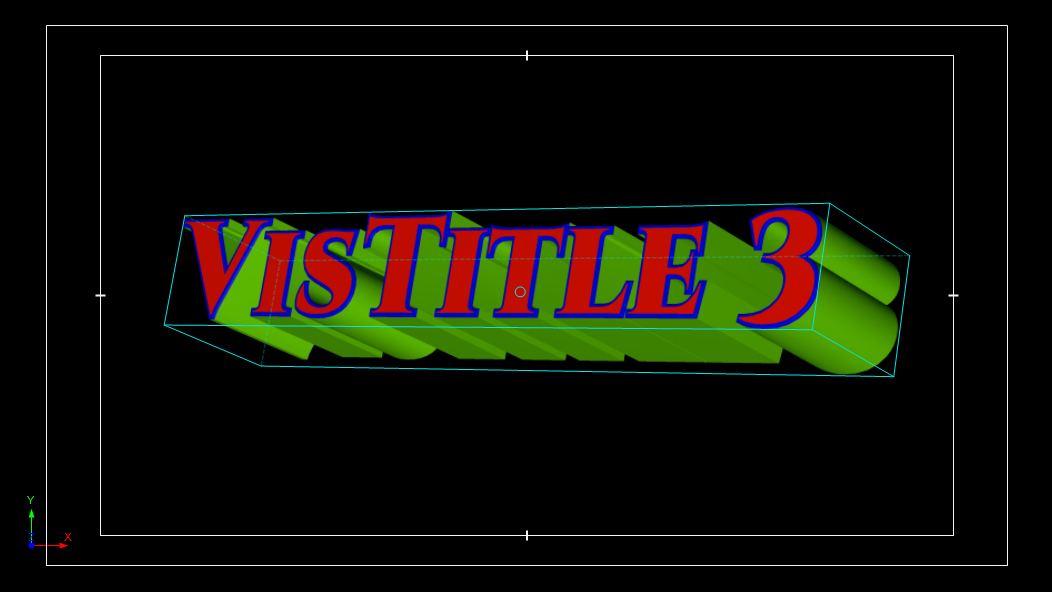 VisDOM VisTitle 3、3Dテキストの作成方法 | Flashback Japan Blog